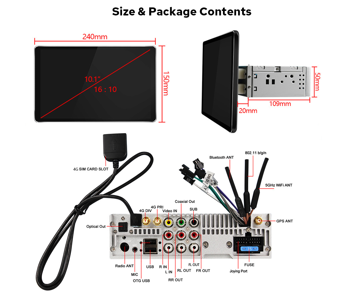 Android 10 0 Autoradio Single Din Head Unit